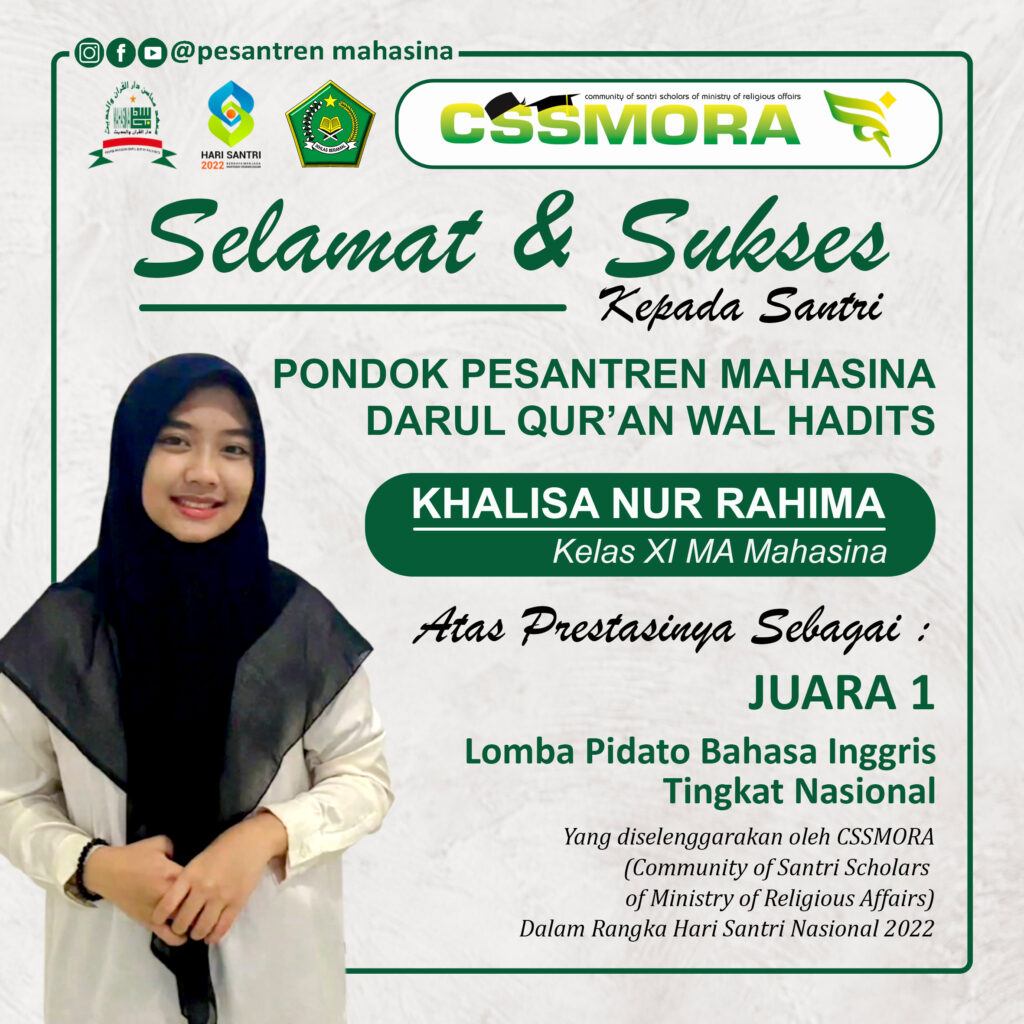 Home - Pondok Pesantren Mahasina Darul Qur'an Wal Hadits